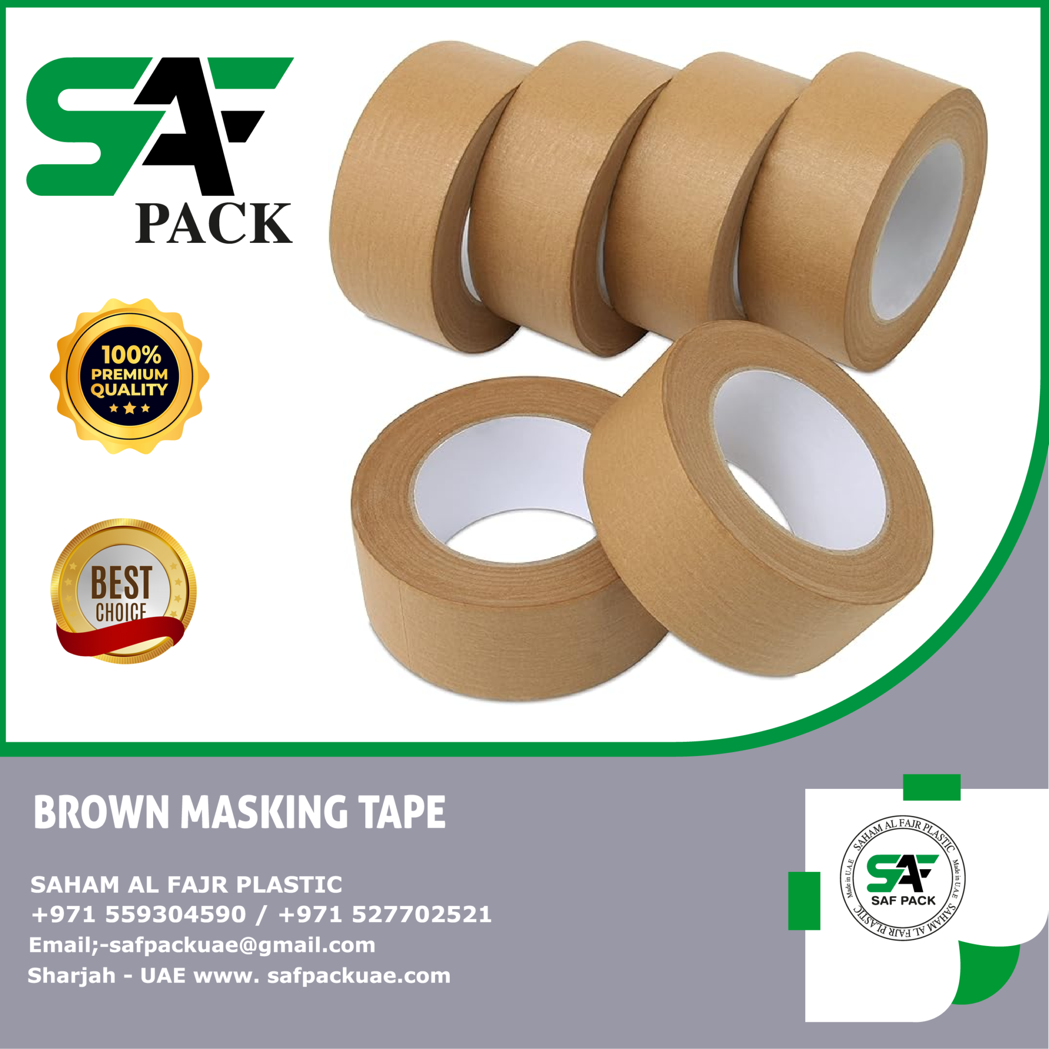 Masking Brown Tapes – SAHAM AL FAJR